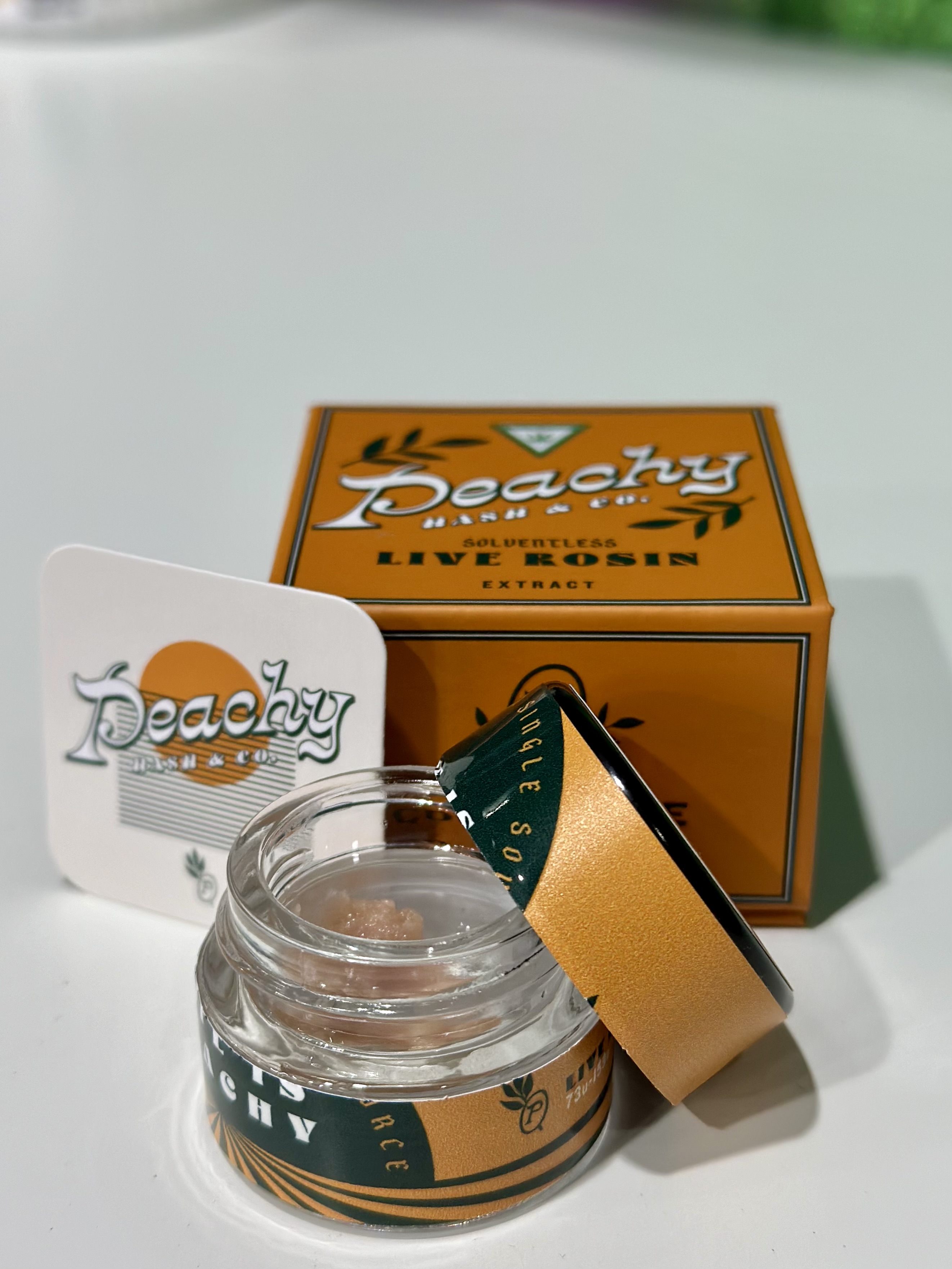 PEACHY - Moroccan Peaches | Live Rosin