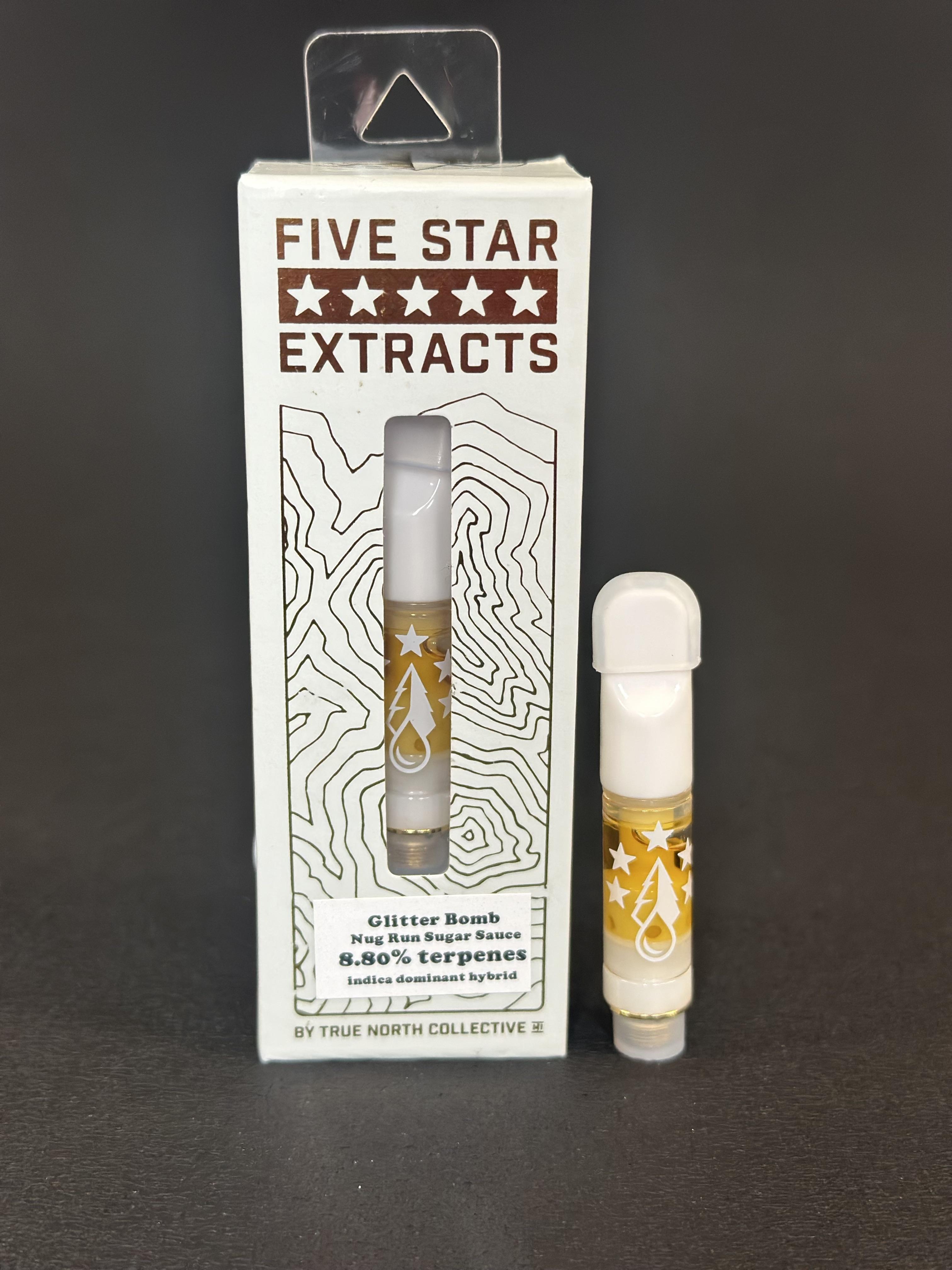FIVE STAR EXTRACTS - Glitter Bomb | .5g Nug Run Cart