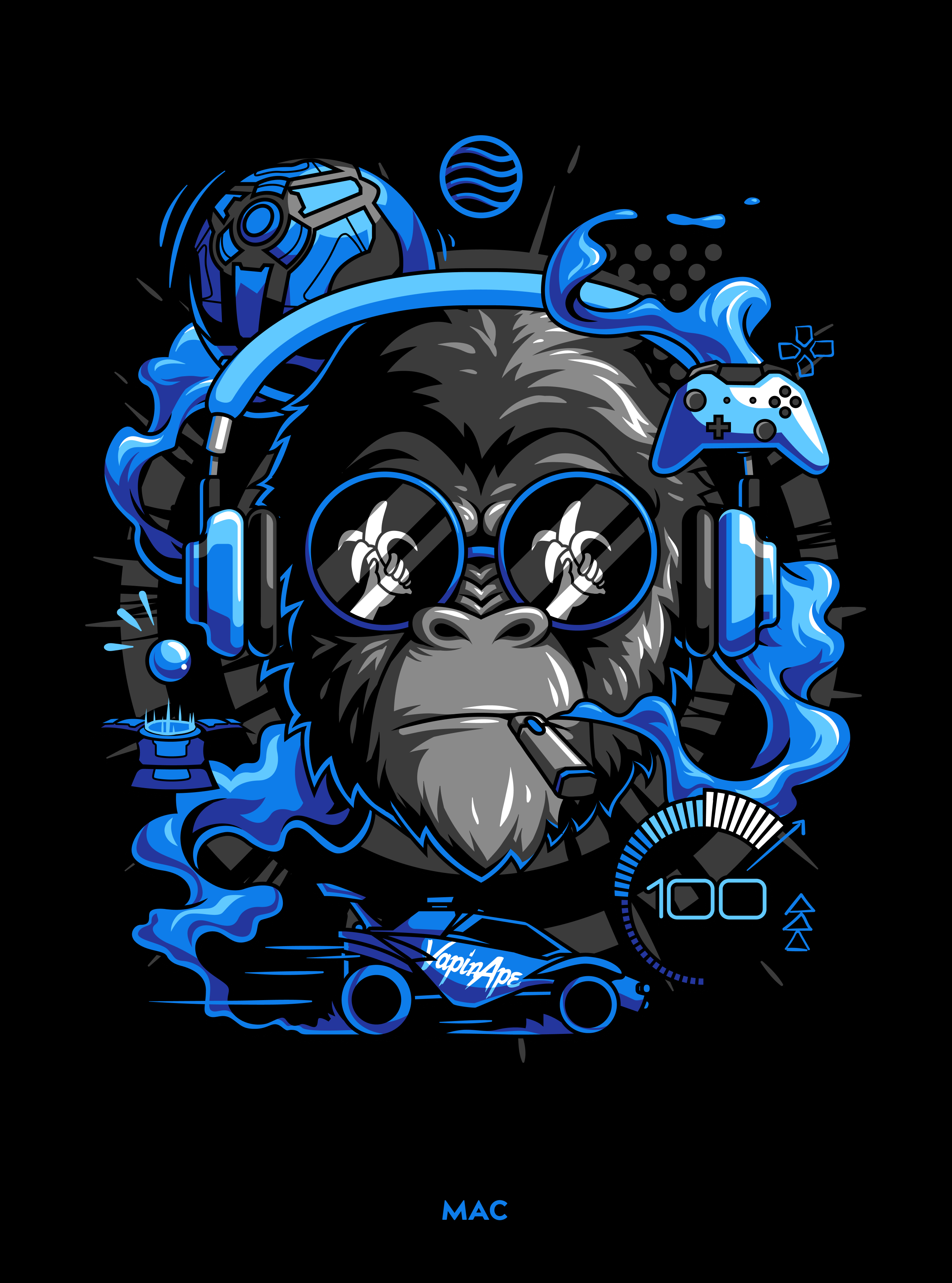 VAPIN APE - Mac | 1G Disposable